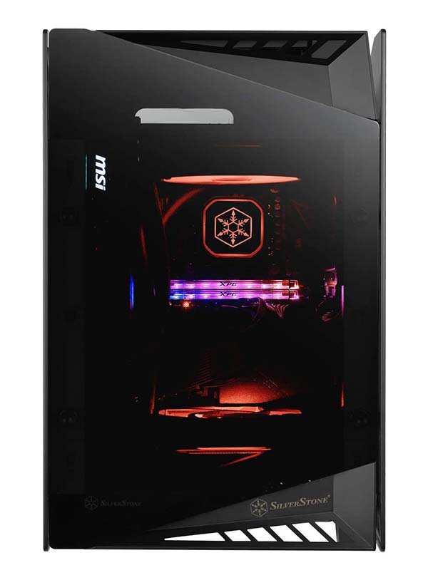 SilverStone LD03 Mini-ITX Case, Black - SST-LD03B